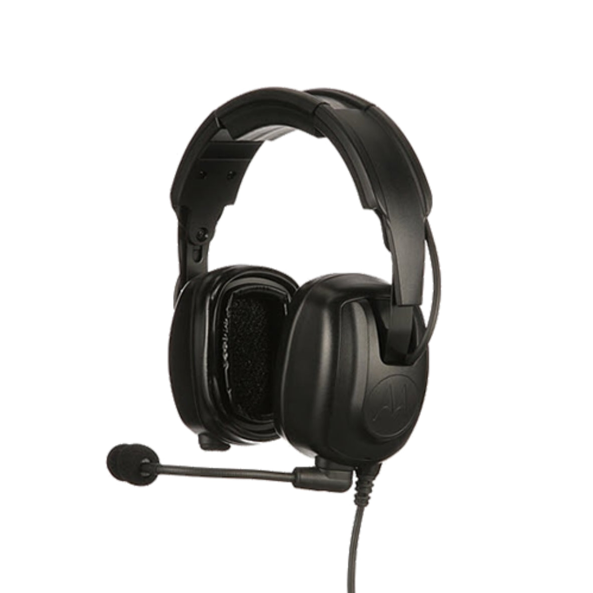 Noise cancelling heavy duty headset with standard headband (for Motoro