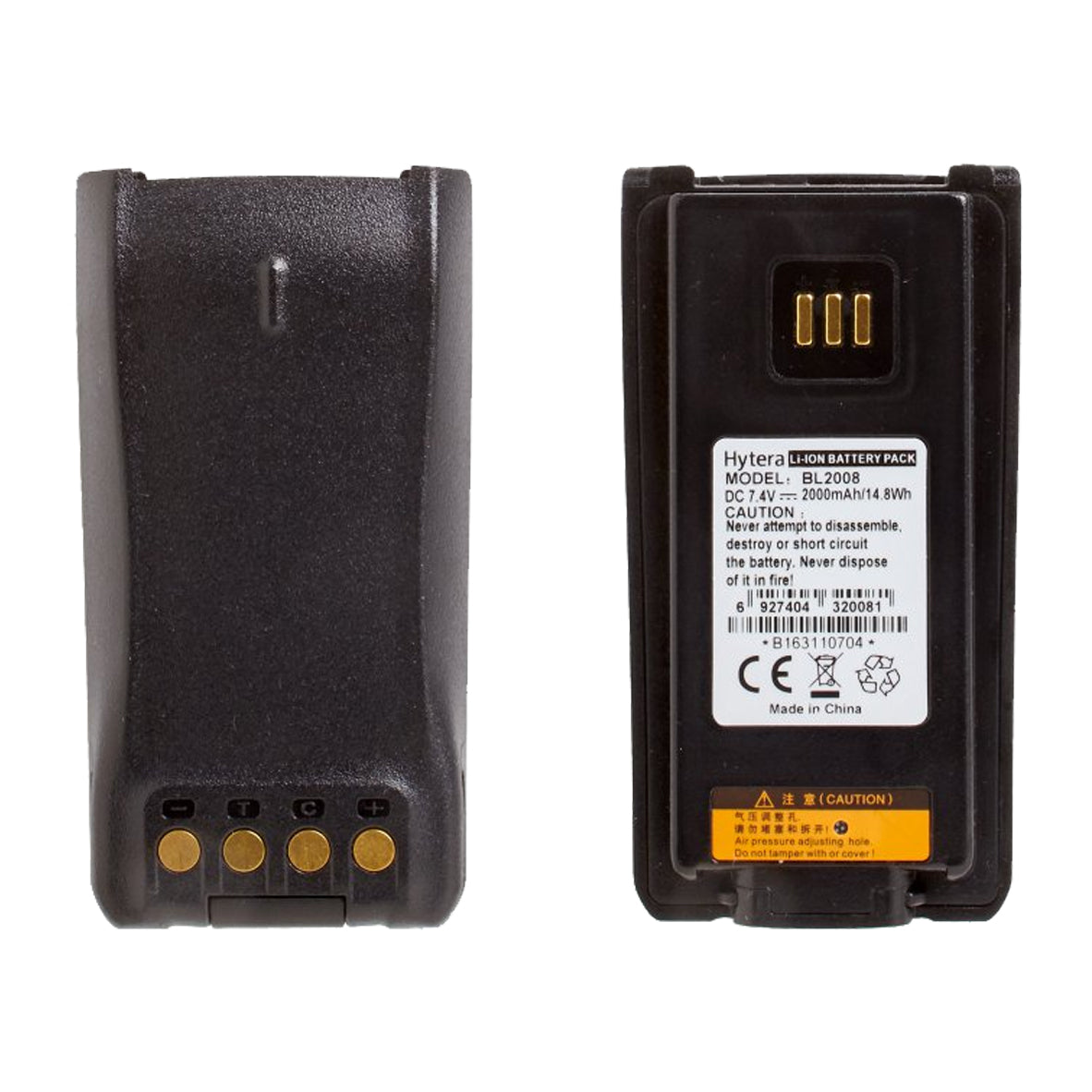 Hytera 2000mAH Li-Ion Battery | BL2008